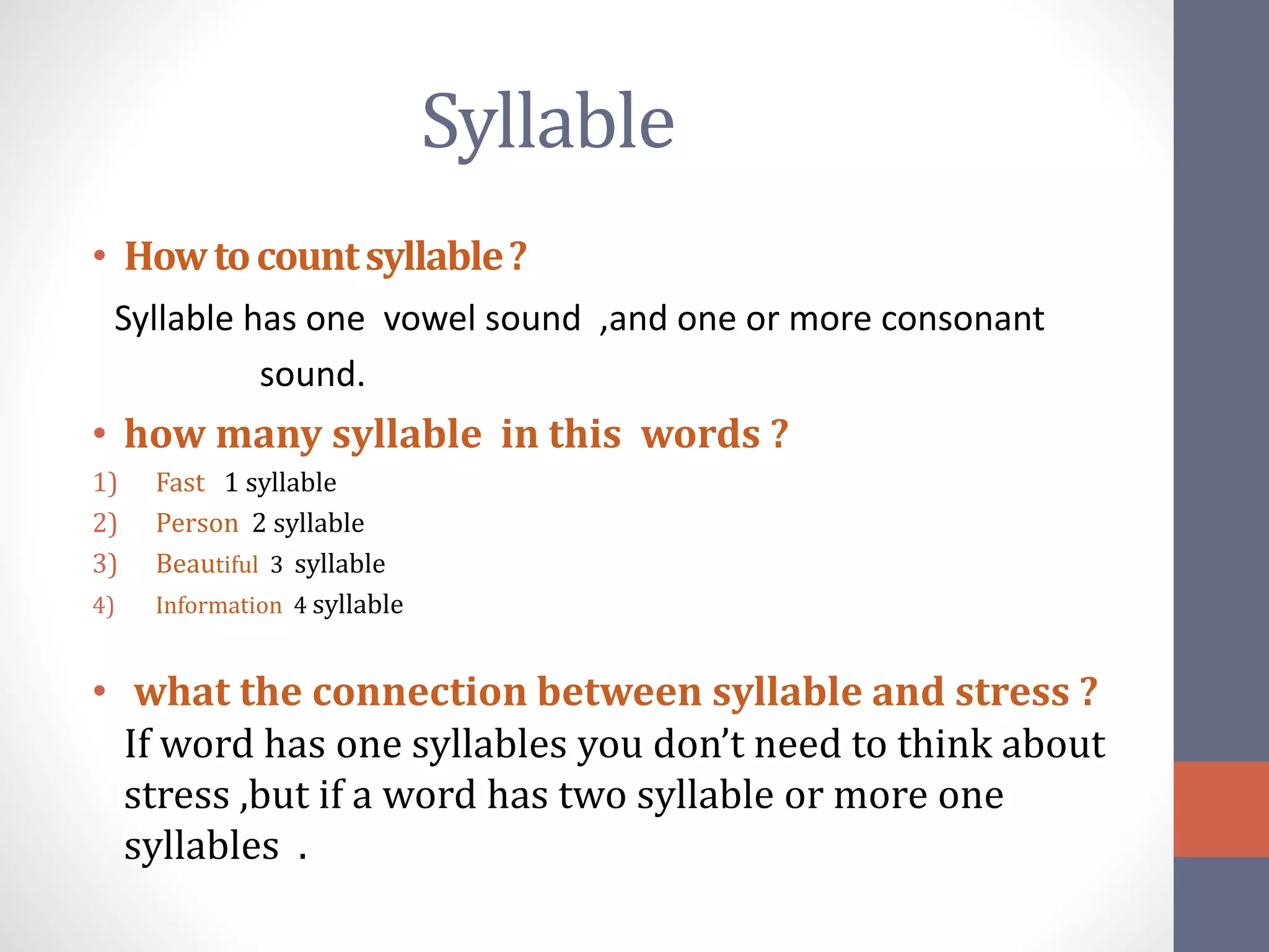Stress rules | PPTX