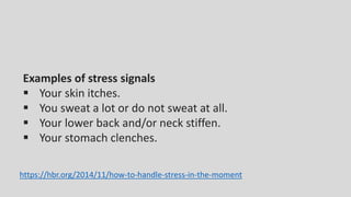 Stress signals | PDF