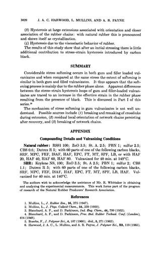 Stress softening in natural rubber vulcanizates. part ii. stress ...