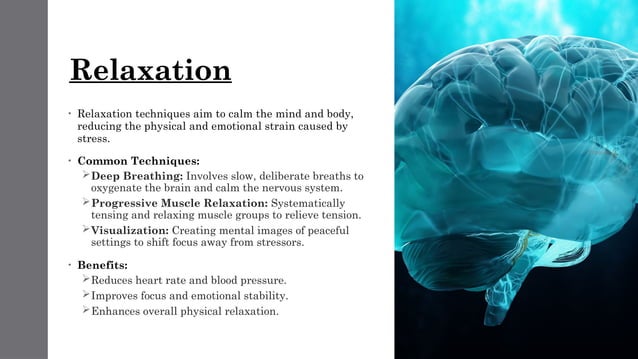 Stress management assignment self control .pptx