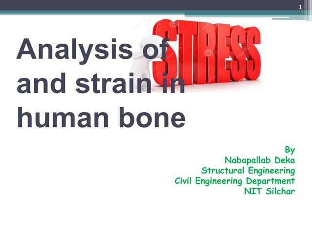 Introduction to Analysis of strain and strain in Human bone | PPTX ...