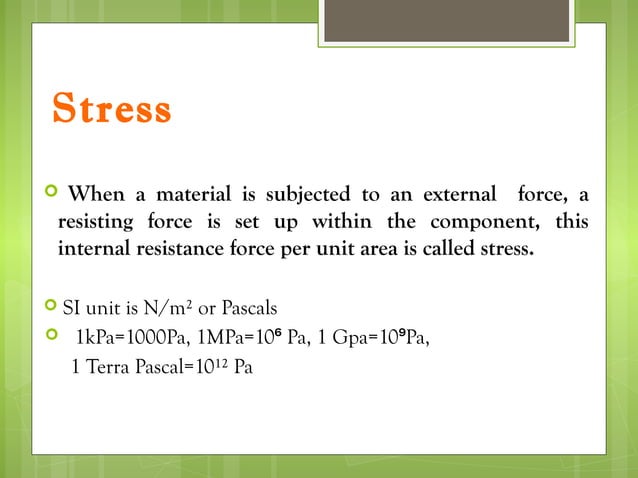 Stress,strain,load | PPT