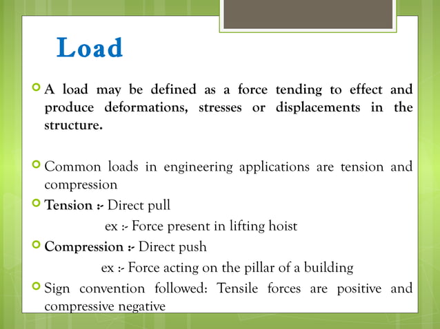 Stress,strain,load | PPT