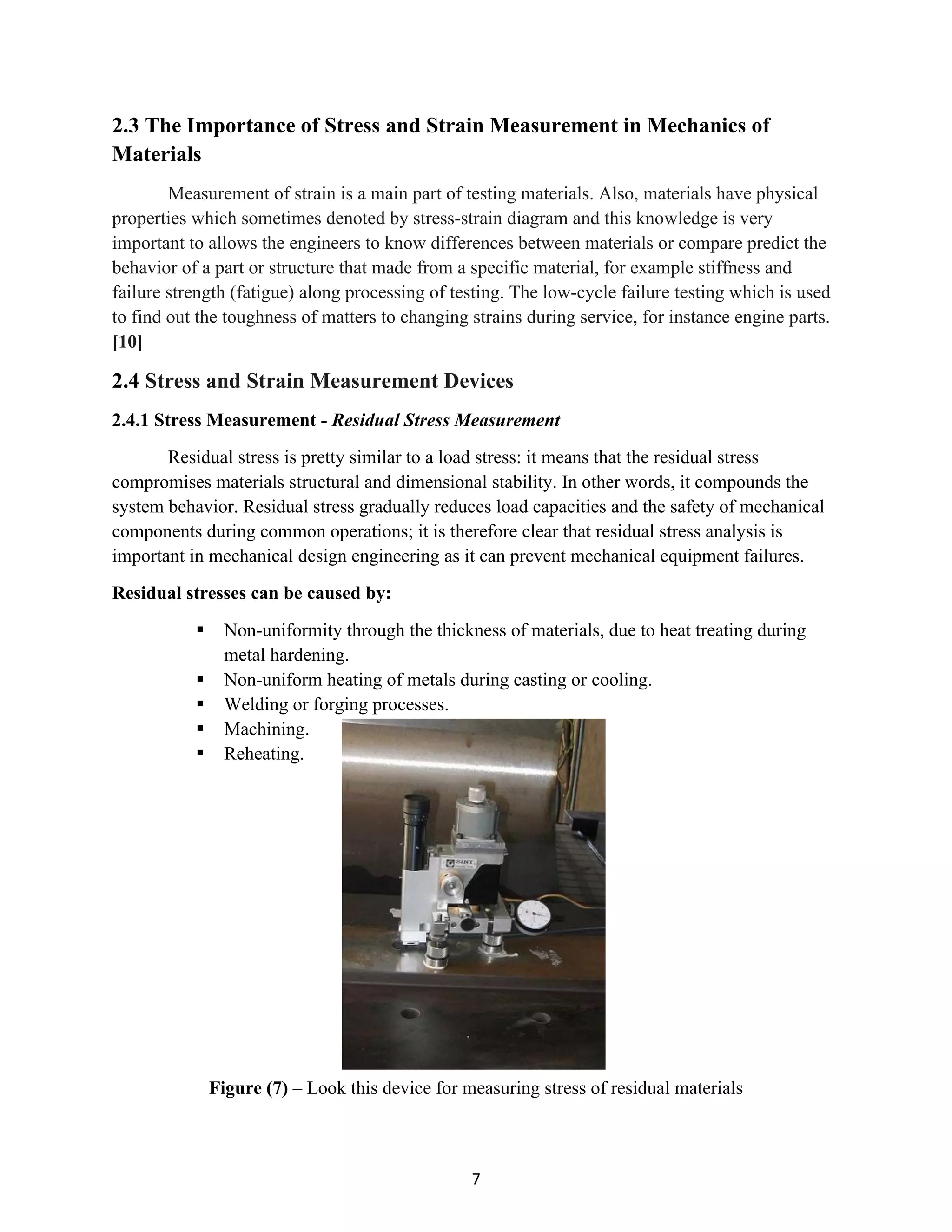 Stress & strain measurement | PDF