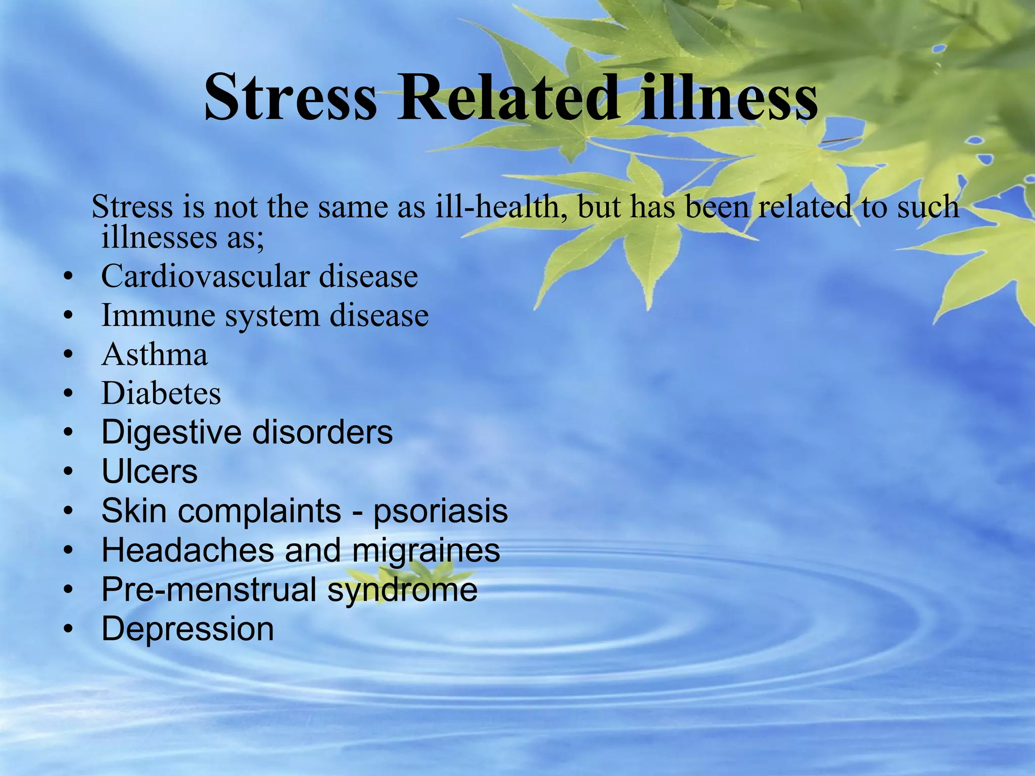 Stress & stress management mds | PPT