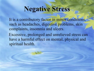 Stress & stress management mds | PPT