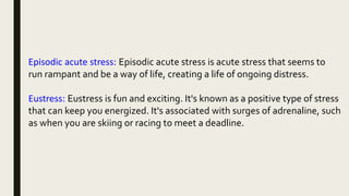 Stress study-A Detailed Study On Stress| Management And Clinical And ...