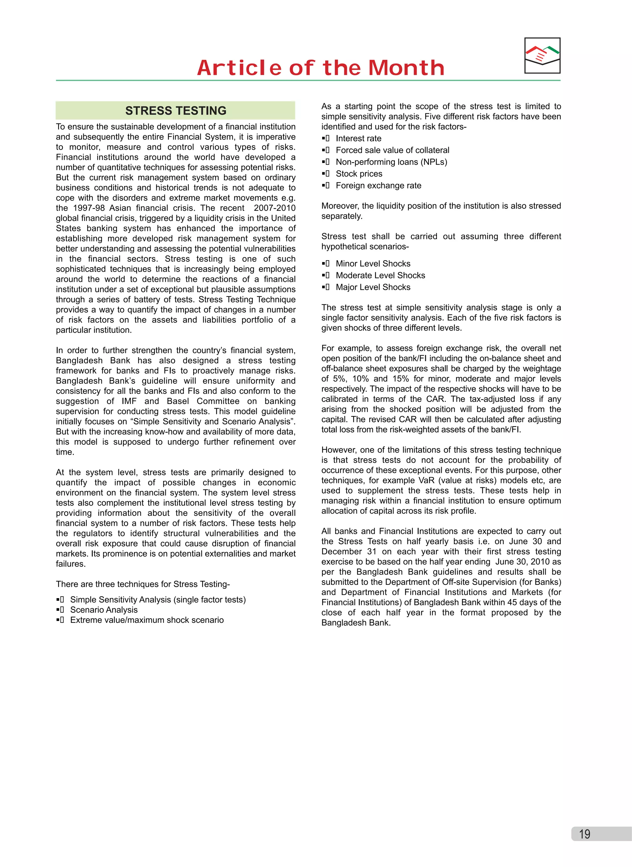 Stress testing | PDF