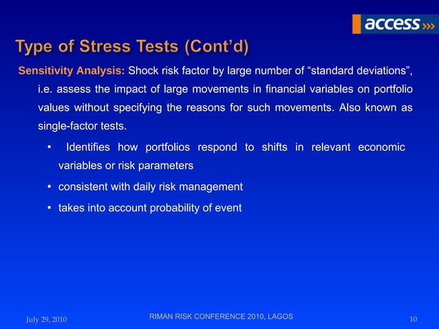 Stress testing banks | PPT
