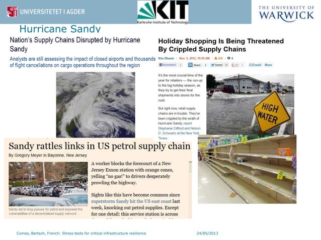 Designing dynamic stress tests for improved critical infrastructure ...