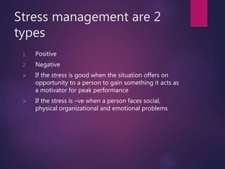 Stress & Time Management | PPTX