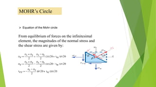 Stress transformation and Mohr Circle | PPT