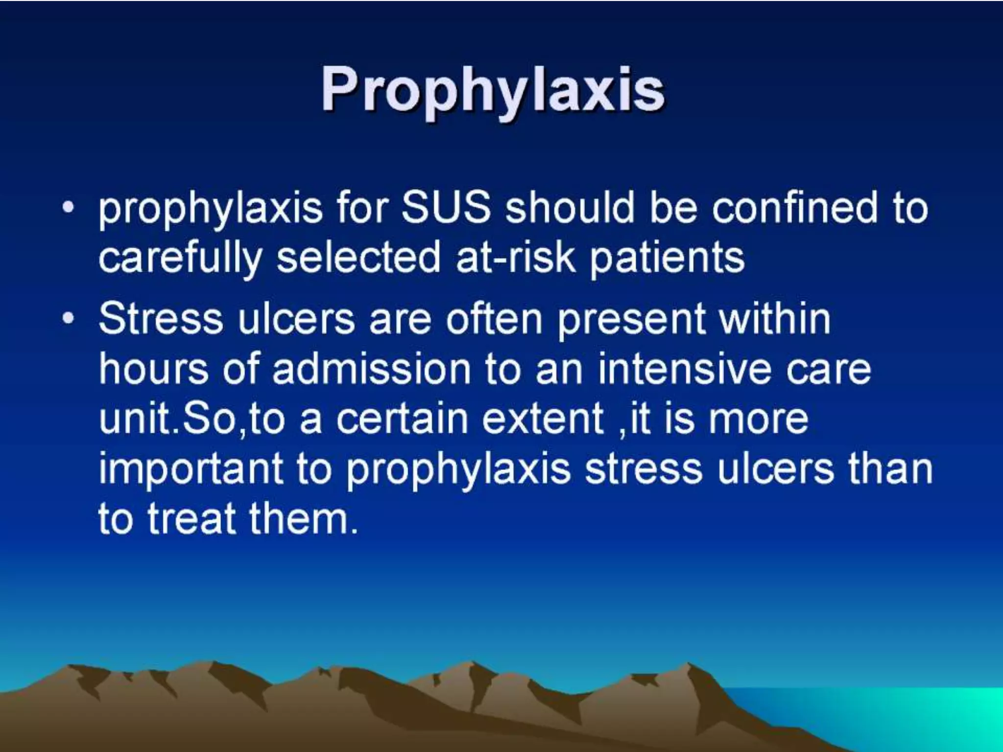 Stress Ulcer Prophylaxis Criteria - StudyHub