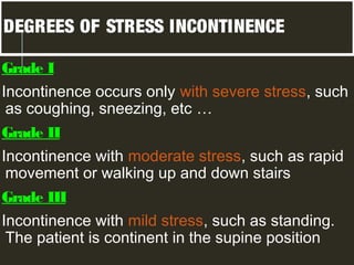 Stress urinary incontinance | PPT