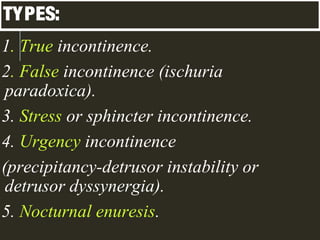 Stress urinary incontinance | PPT