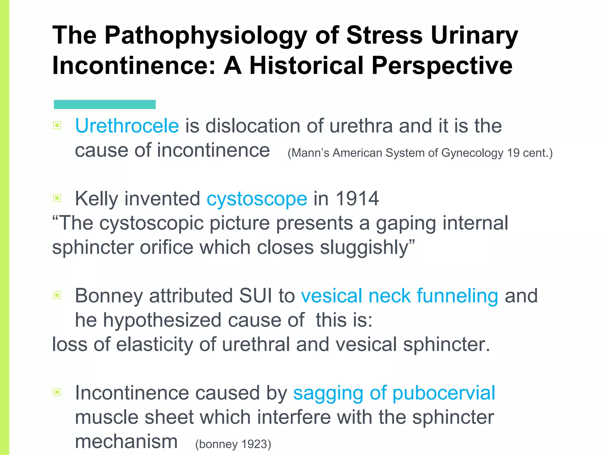 Stress urinary incontinence | PDF