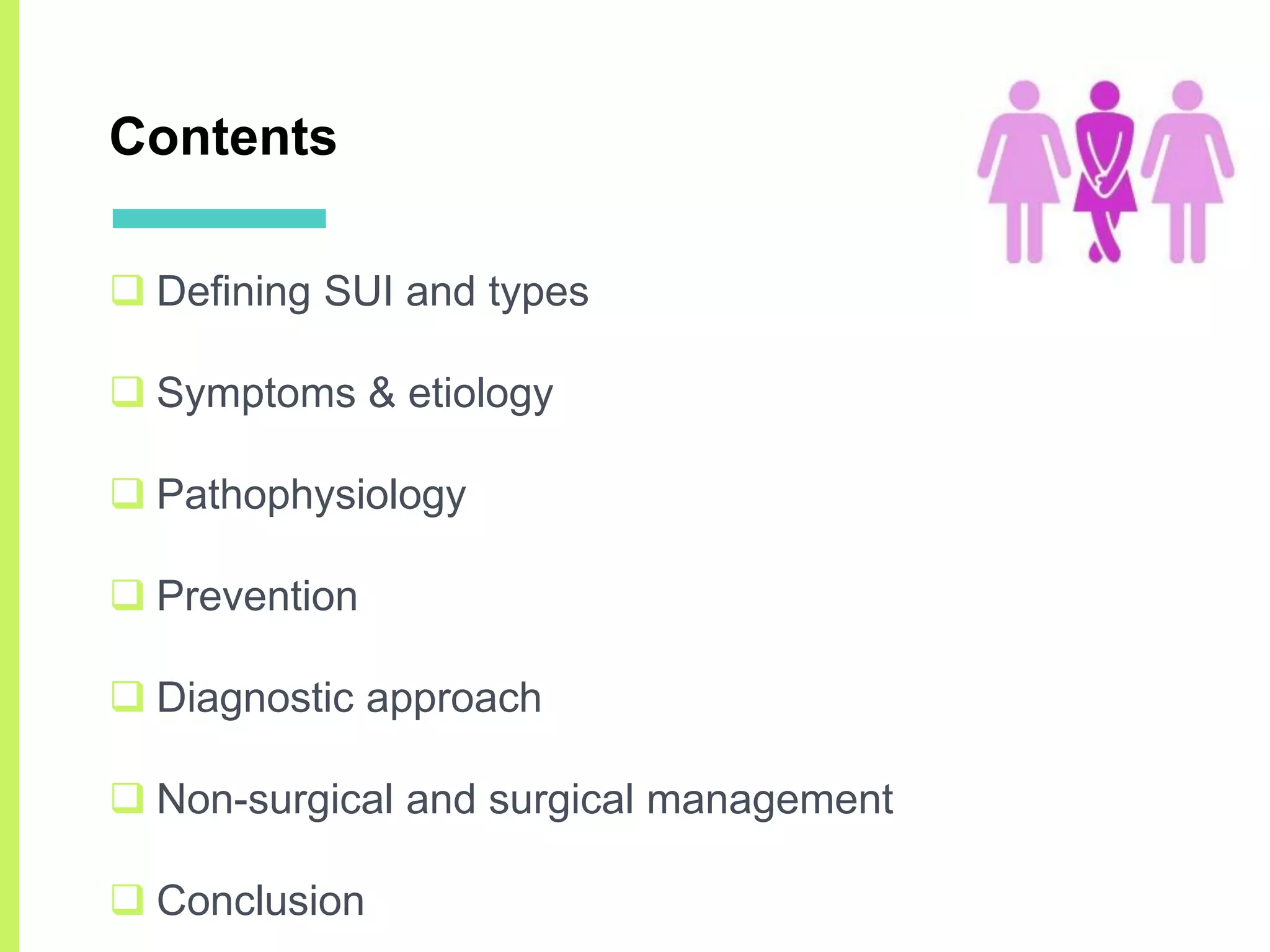 Stress urinary incontinence | PDF