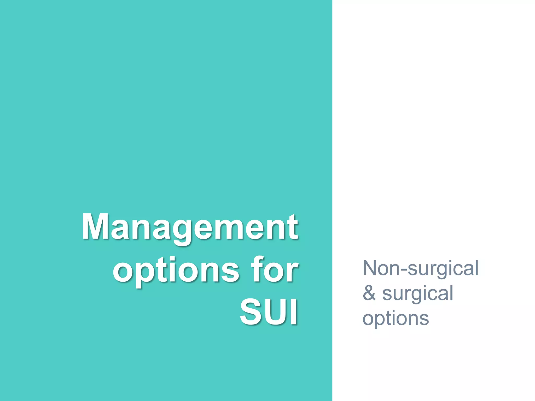 Stress urinary incontinence | PDF