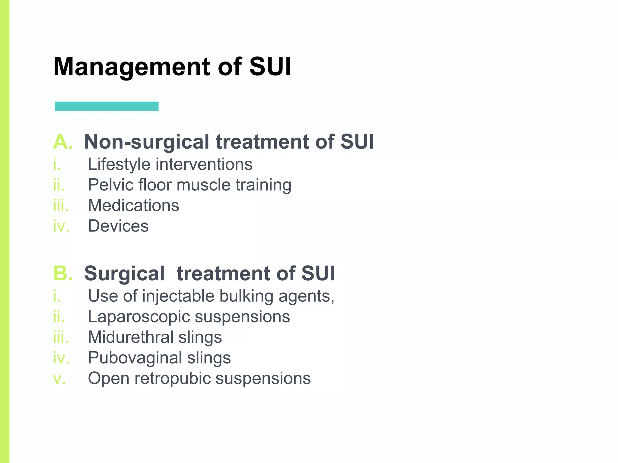 Stress urinary incontinence | PDF