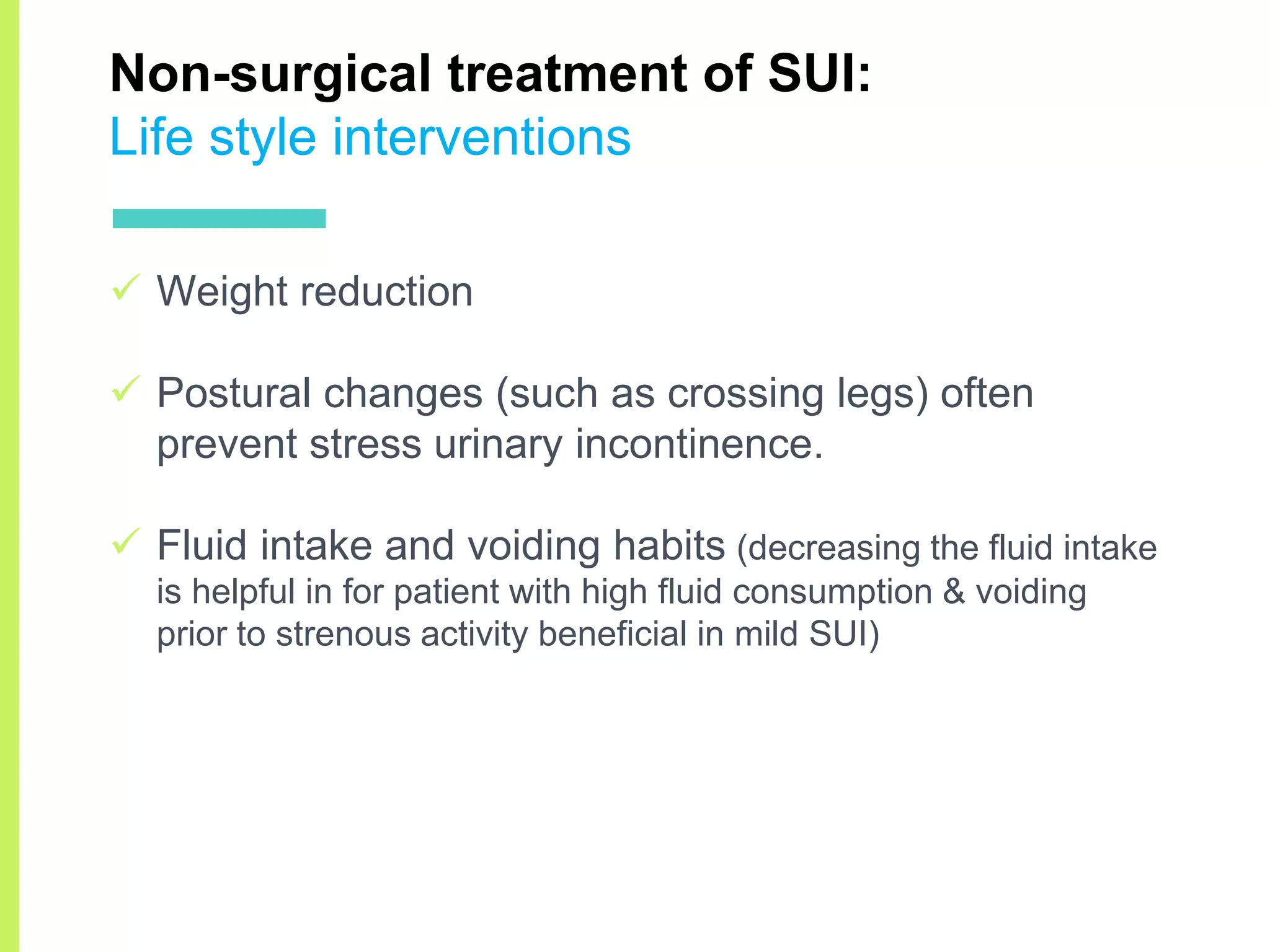 Stress urinary incontinence | PDF