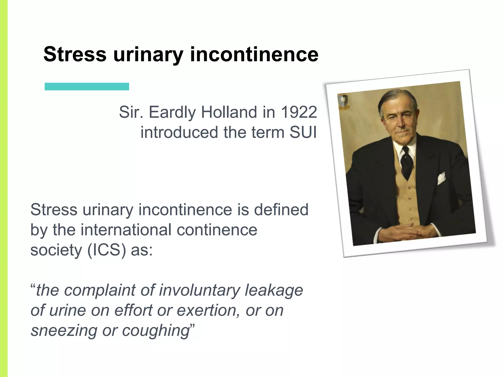 Stress urinary incontinence | PDF