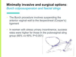 Stress urinary incontinence | PDF