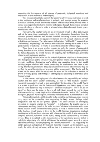 BALANCED CHILD DEVELOPMENT IN THE LIGHT OF NEW CHALLENGES | DOC