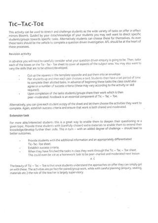 Stretch and challenge ideas | PDF