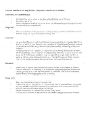 Stretch and challenge ideas | PDF