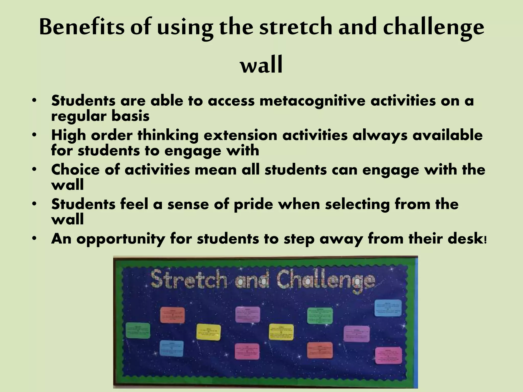 Stretch and challenge wall (1) | PPTX