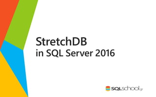 Stretch db sql server 2016 (sn0028) | PDF