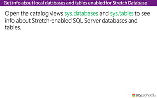 Stretch db sql server 2016 (sn0028) | PDF