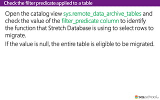 Stretch db sql server 2016 (sn0028) | PDF