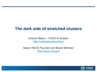 The dark side of stretched cluster | PDF