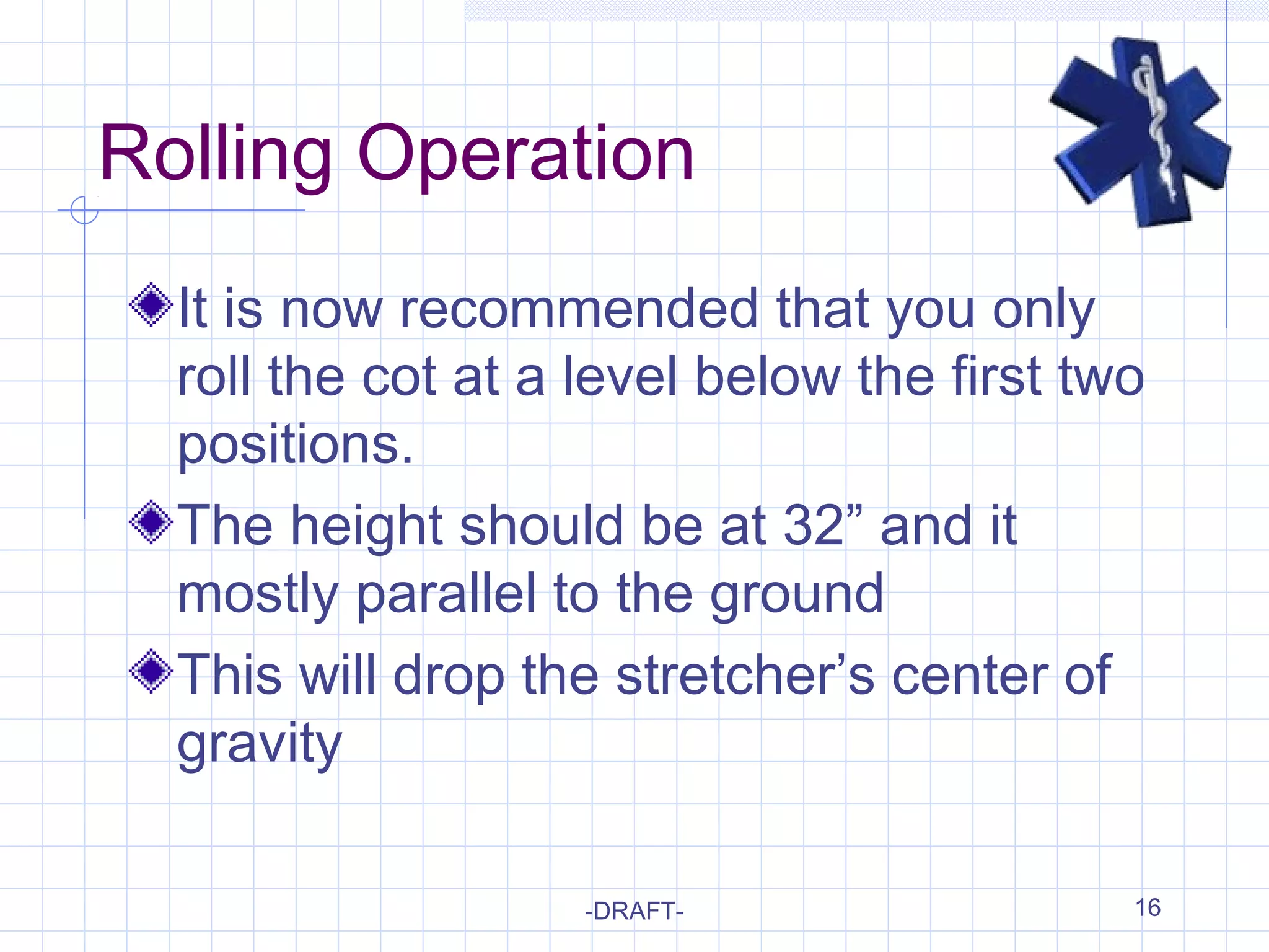 Stretcher operation safety | PPT