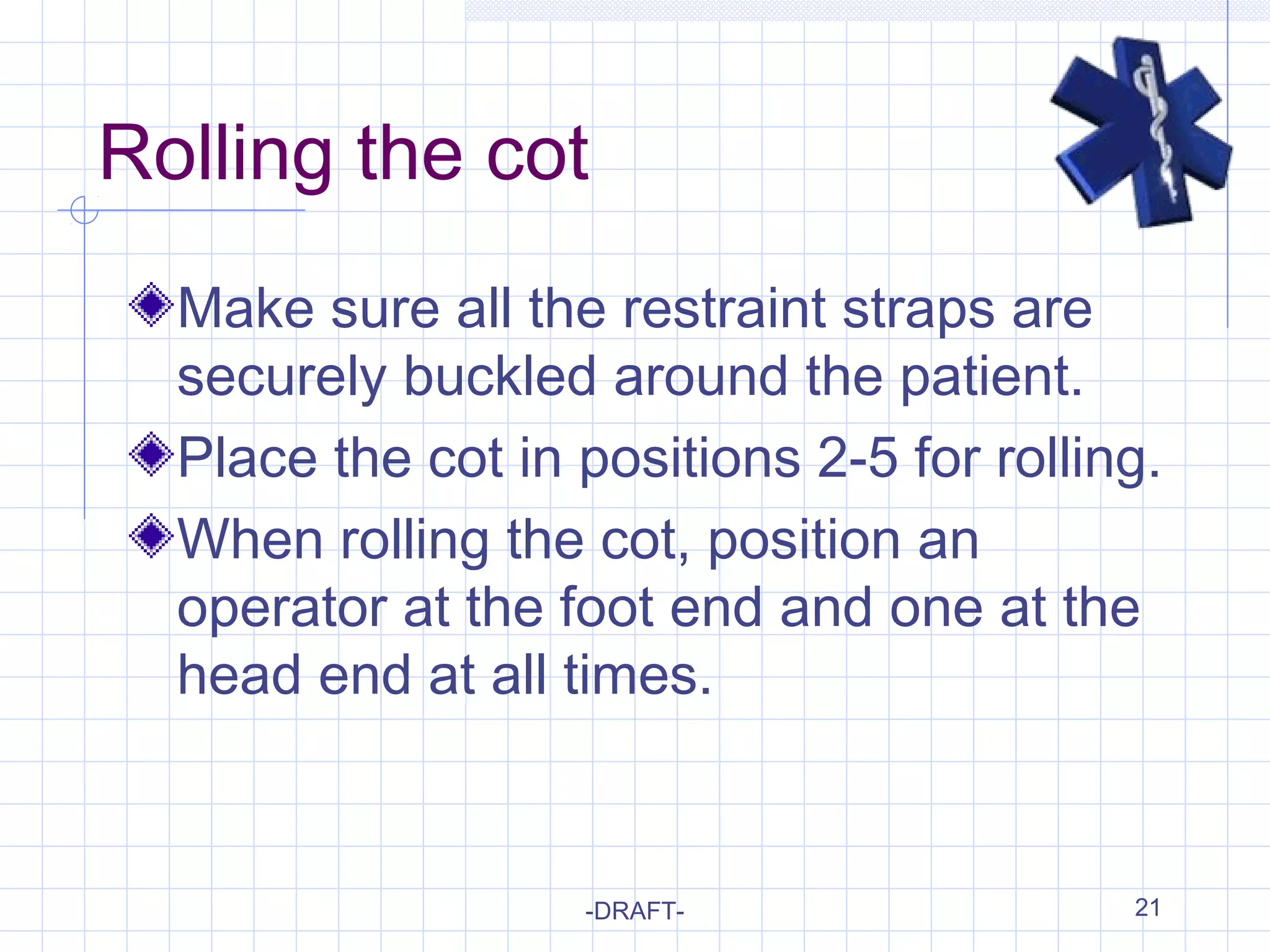 Stretcher operation safety | PPT