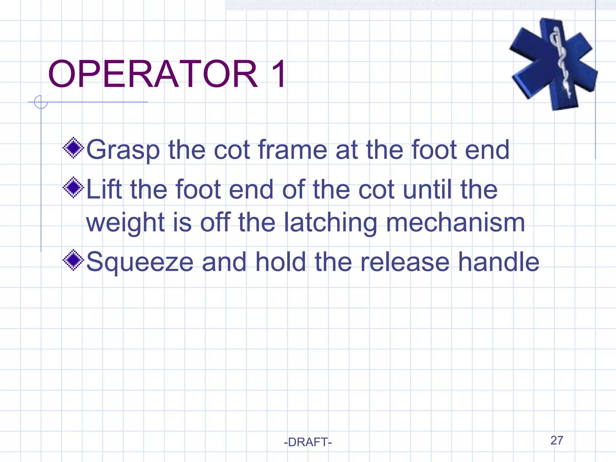 Stretcher operation safety | PPT