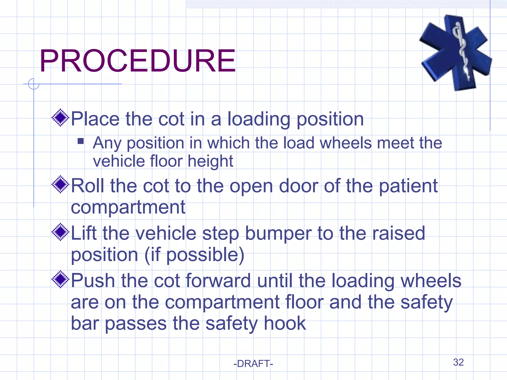 Stretcher operation safety | PPT