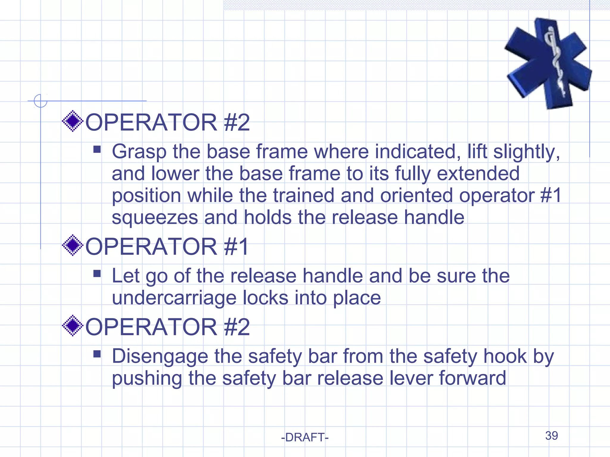 Stretcher operation safety | PPT