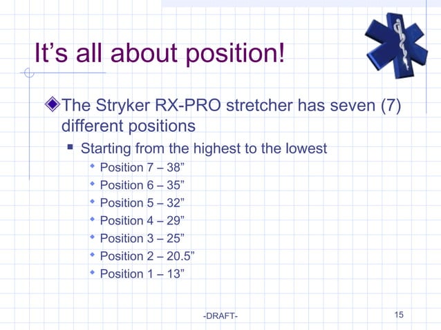 Stretcher operation safety | PPT | First Aid | Injuries