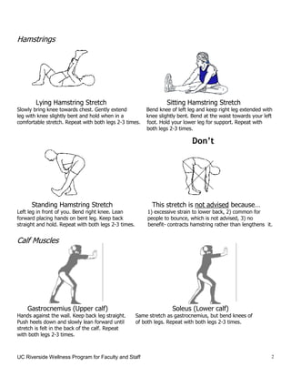 Lower Body Stretching Exercises