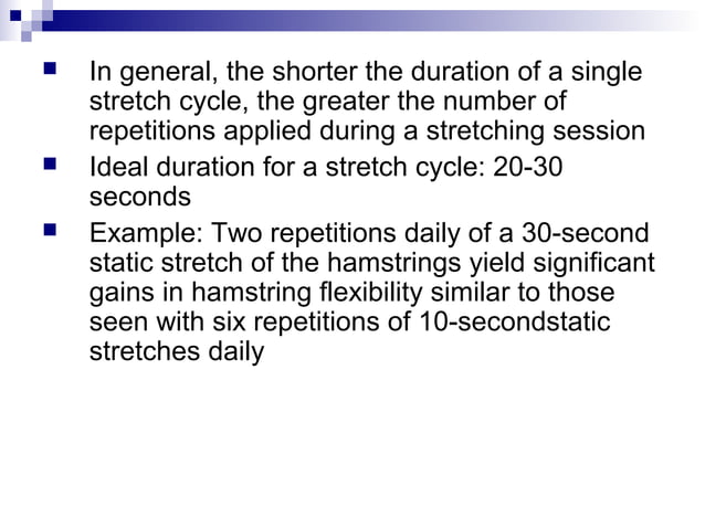 Stretching | PPT