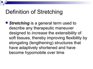 Stretching | PPT