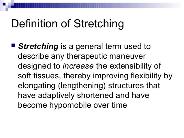 Stretched Meaning
