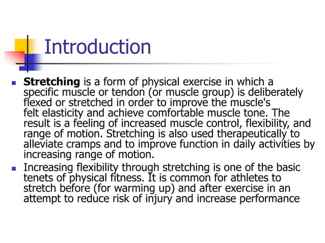 Stretching | PPT