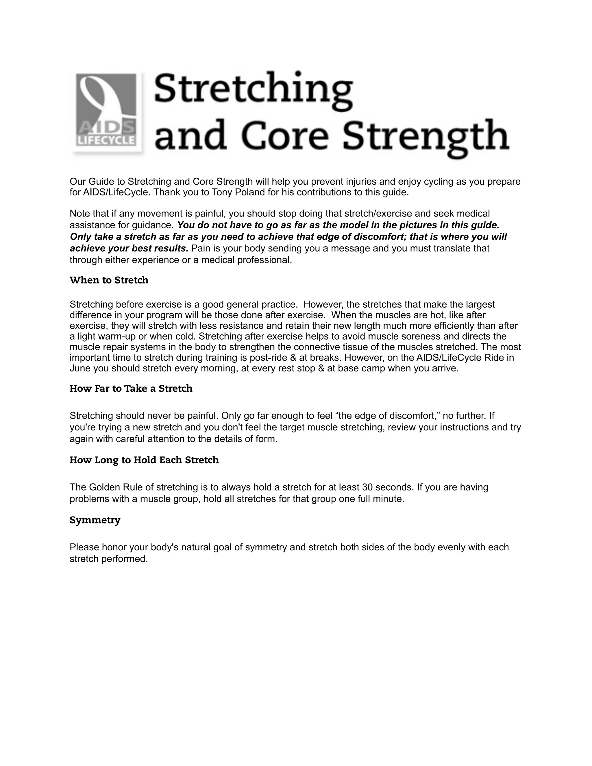 Stretching and-core-strength | PDF