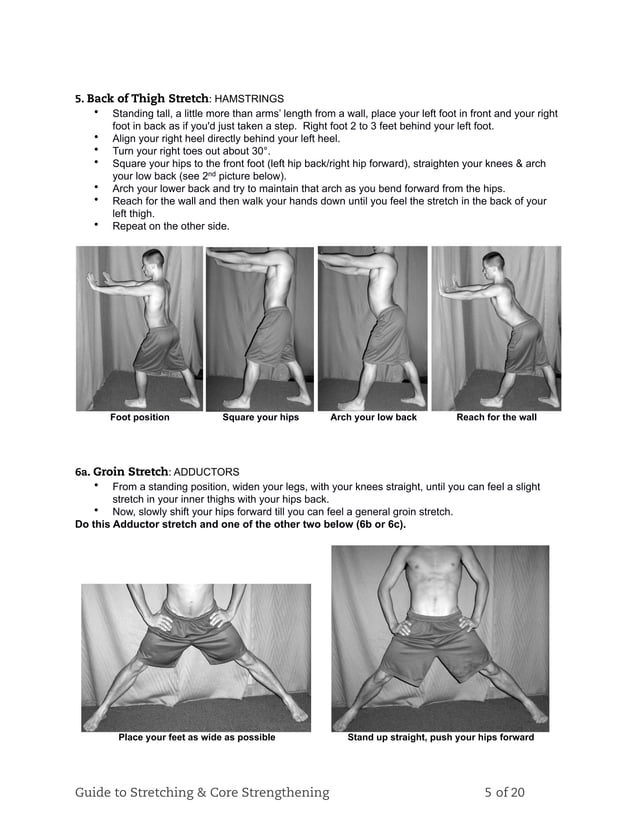 Stretching and-core-strength | PDF
