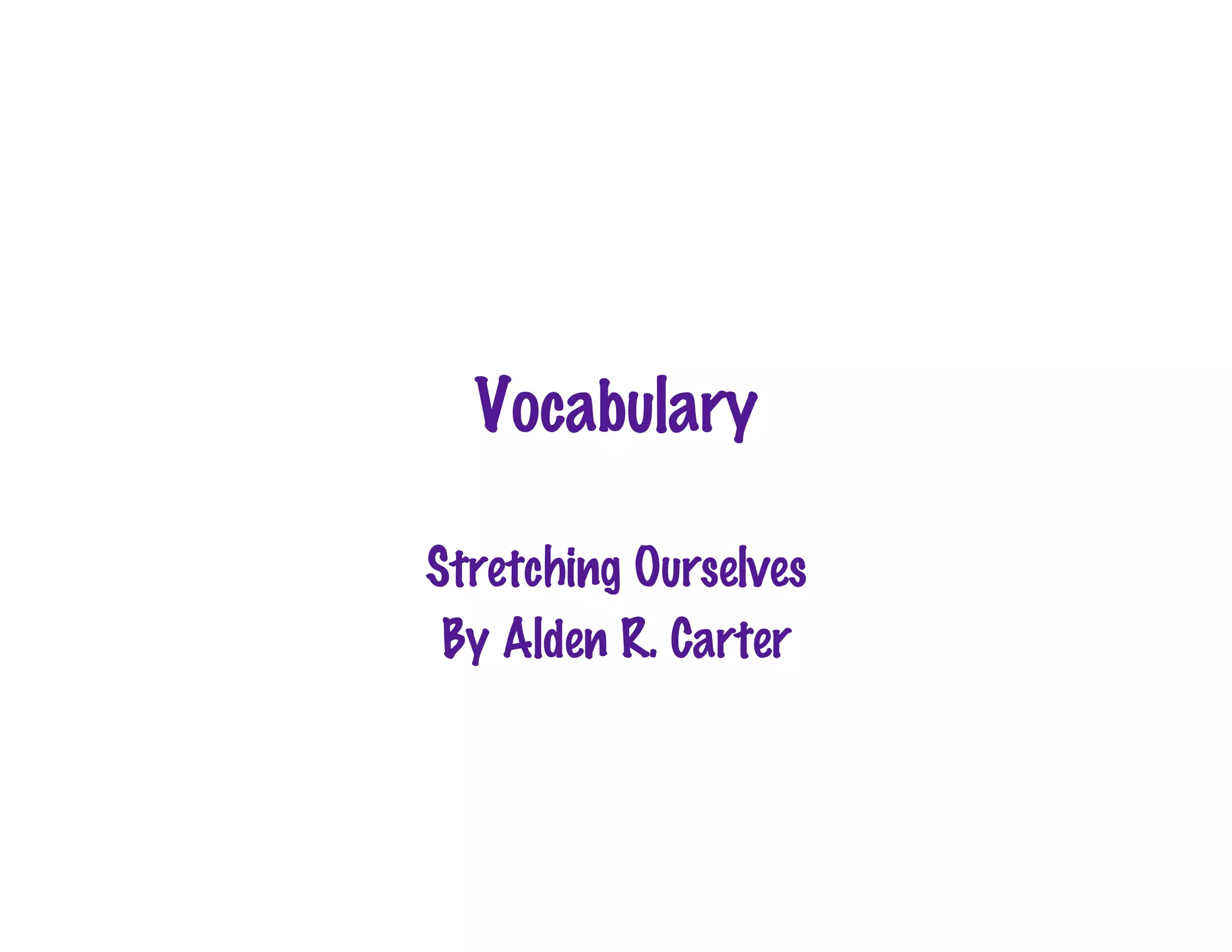 Stretching Ourselves | PDF