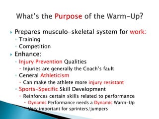 The Basics of Stretching and Warm-Ups | PPTX