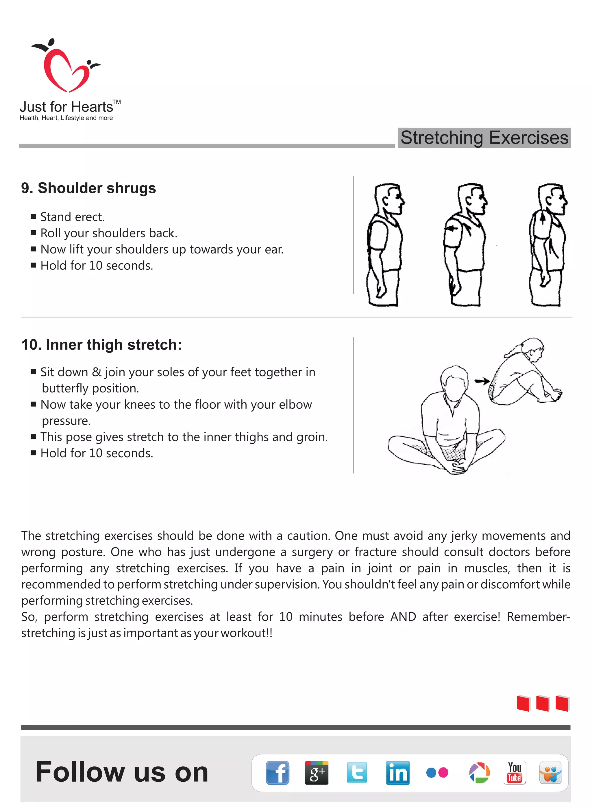 E Book on Stretching exercises | PDF
